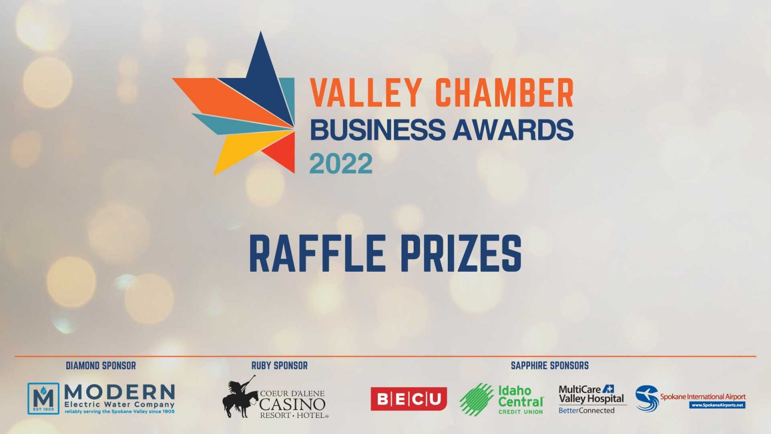 2022 Business Awards - Raffle Prizes - Spokane Valley Chamber of Commerce